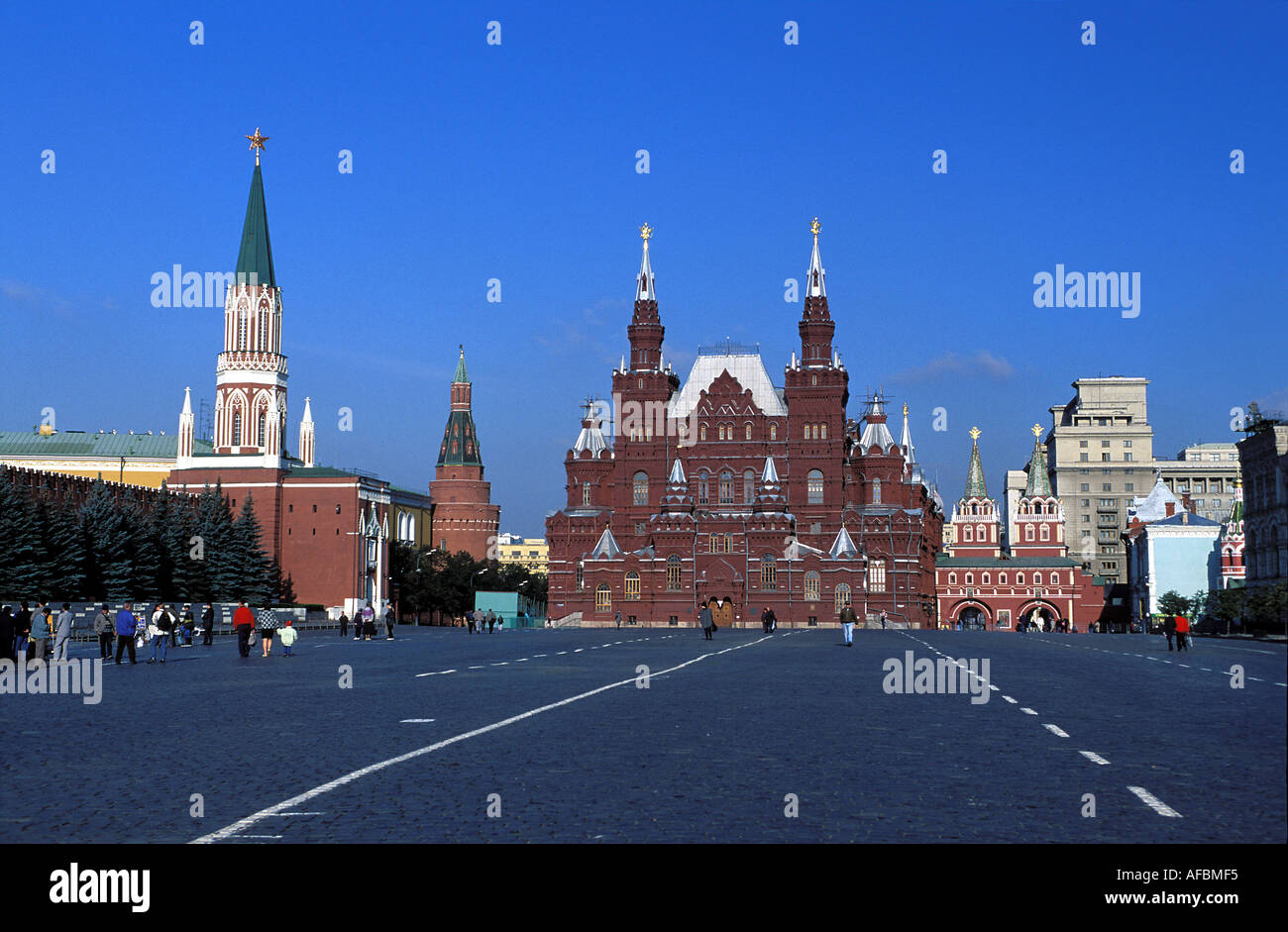 Moscow red square historical museum Stock Photo - Alamy