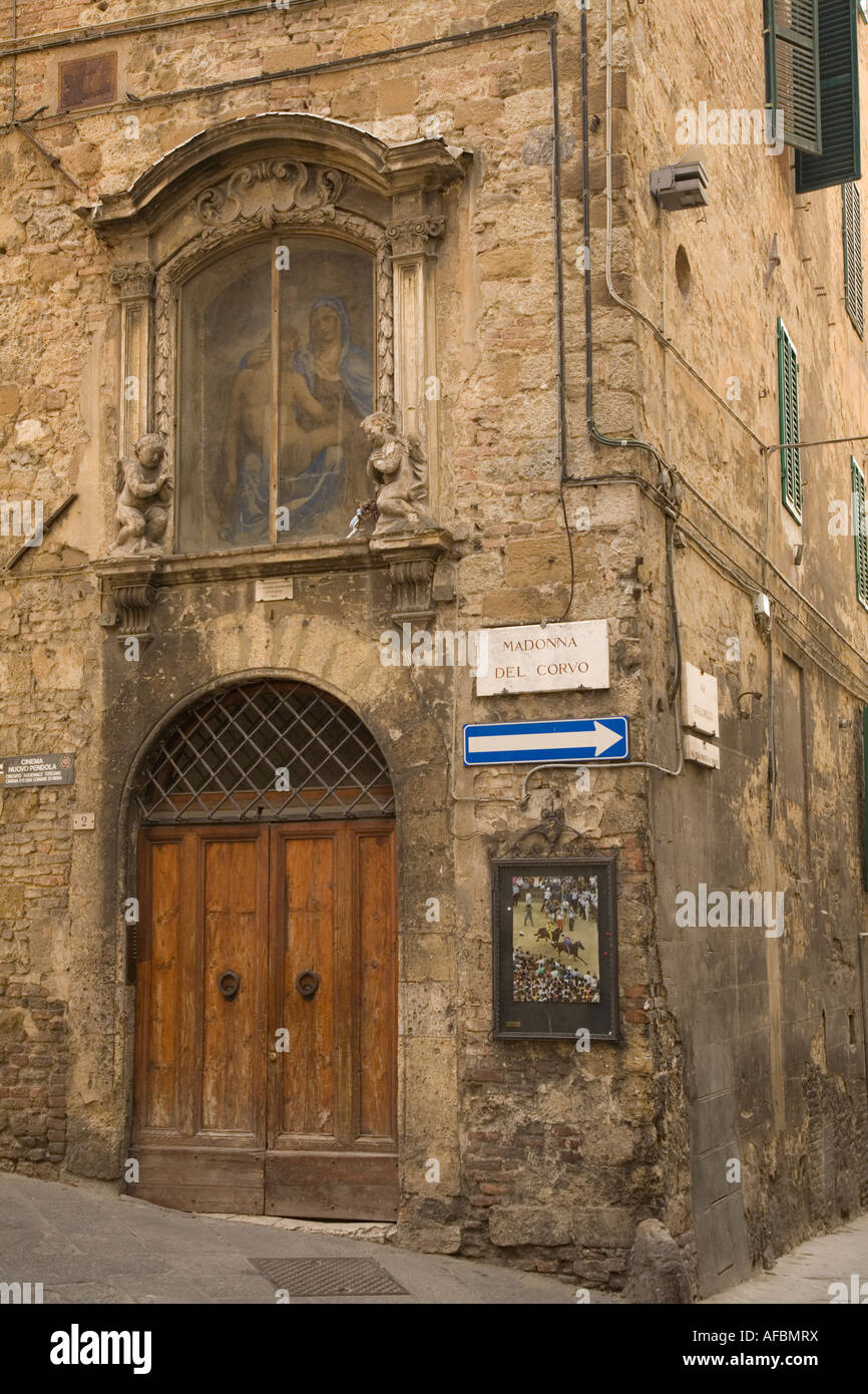 Madonna del Corvo Siena Tuscany Italy Stock Photo - Alamy