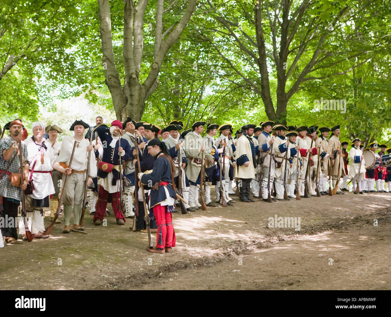 Portraying French soldiers Fort Ticonderoga New York annual Grand ...