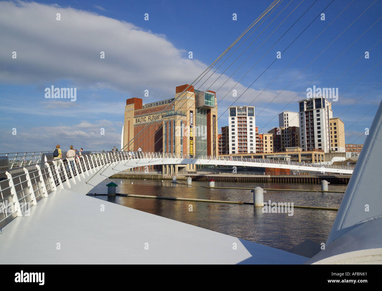 [Millennium Bridge] "Baltic Mill" Newcastle Stock Photo - Alamy