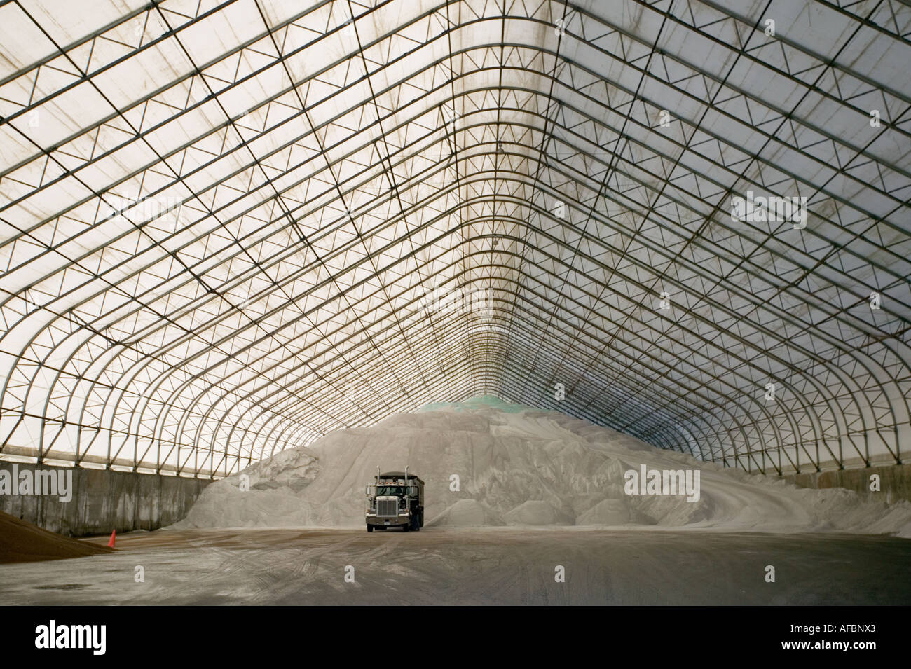 When built was largest salt shed of its type in world Nelliston New ...