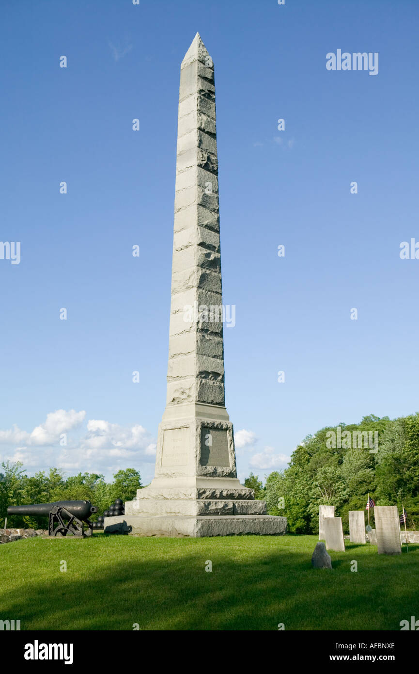 Obelisk marks grave of General Nicholas Herkimer at Herkimer Home ...
