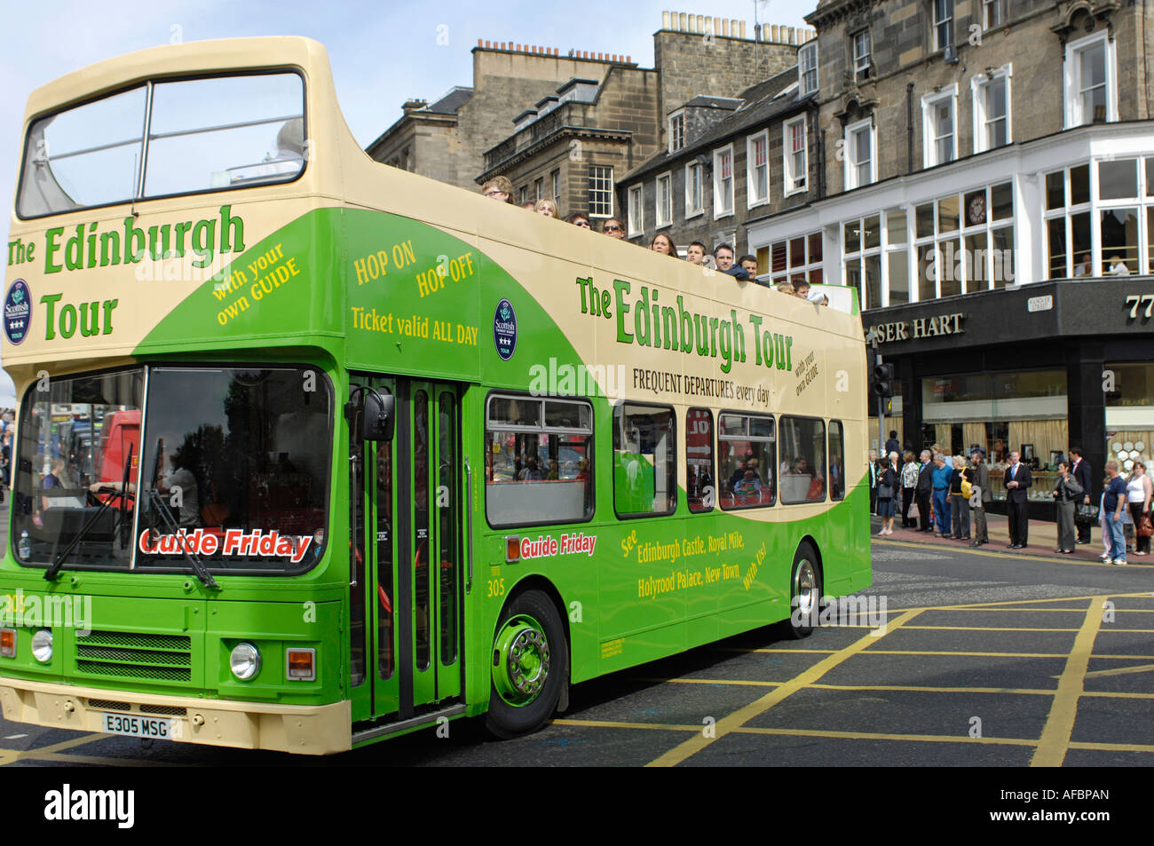 Edinburgh Capital City Tour Bus Providing Historical Information and ...