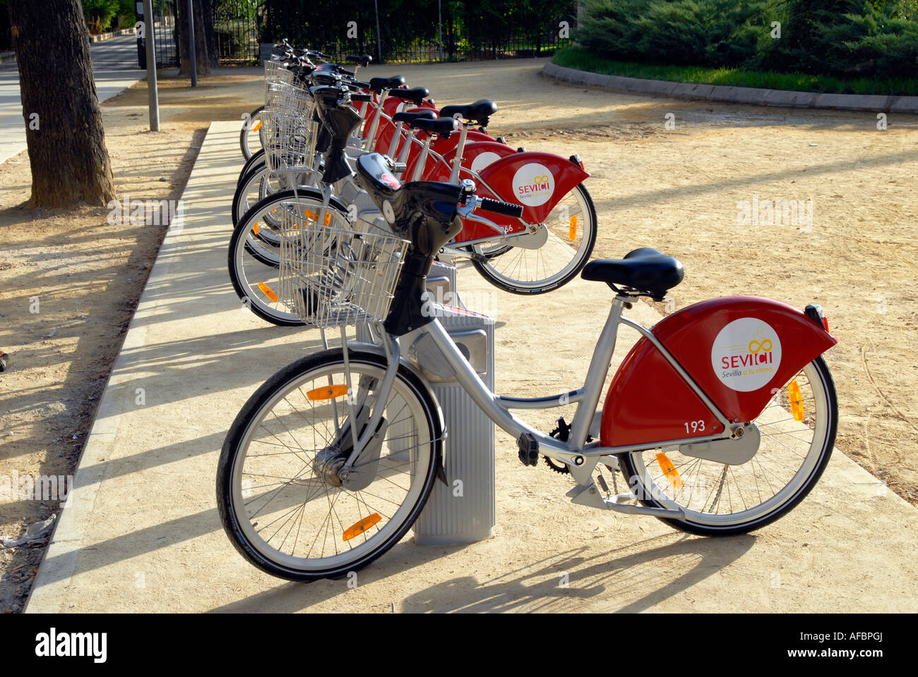 Sevici bikes hi-res stock photography and images - Alamy