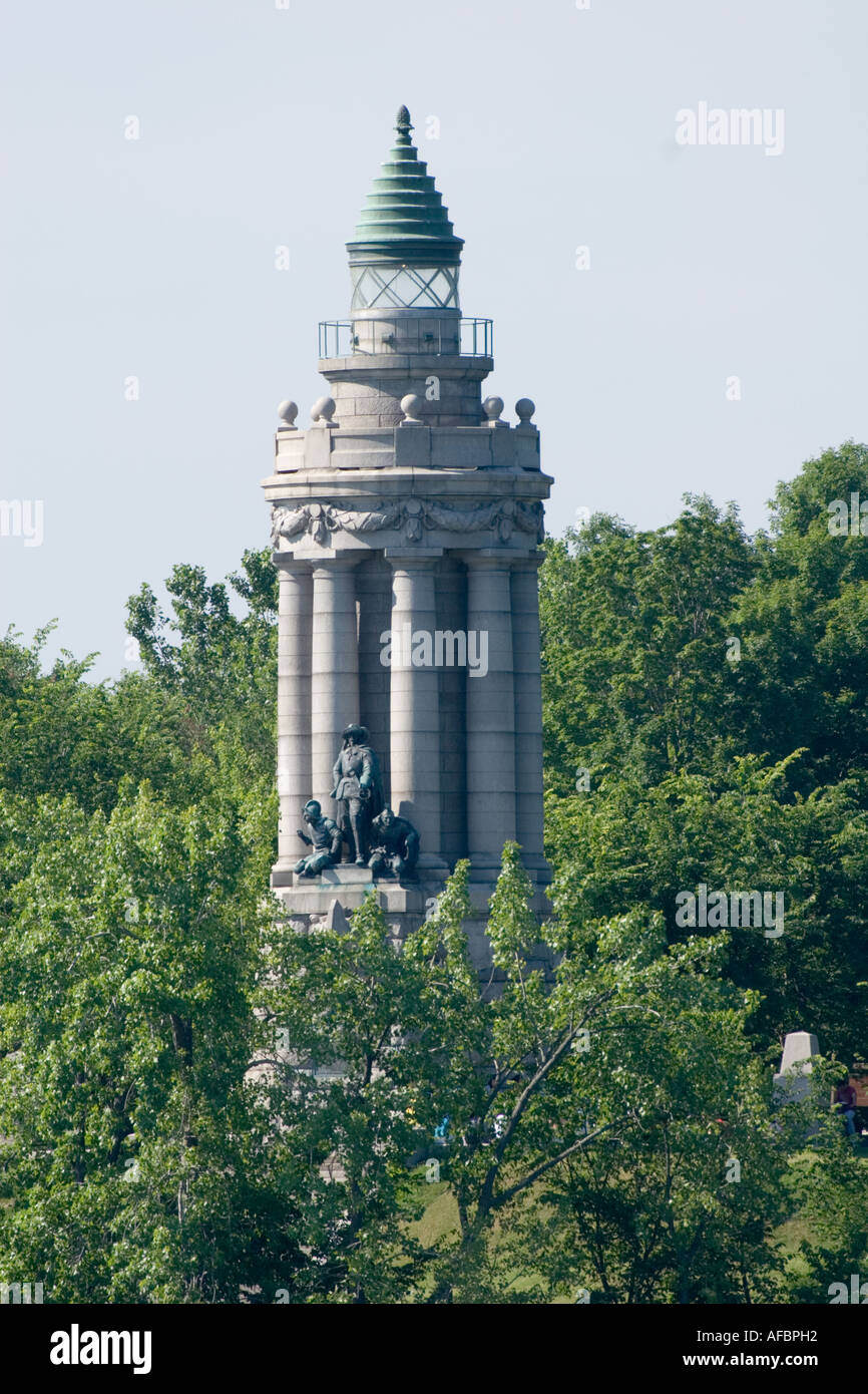Champlain Memorial Lighthouse at Crown Point New York Stock Photo - Alamy