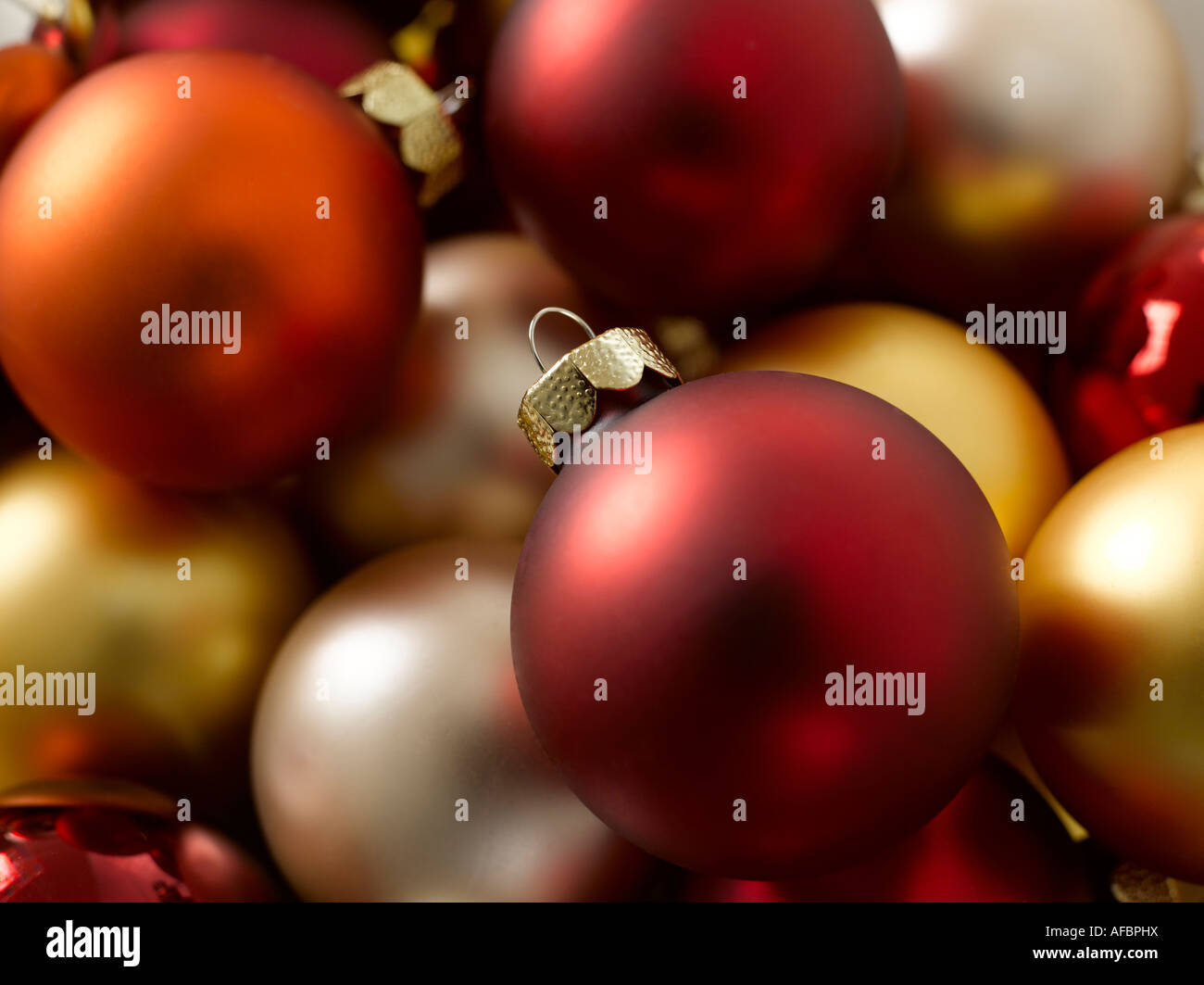 Many christmas colored balls hi-res stock photography and images - Alamy