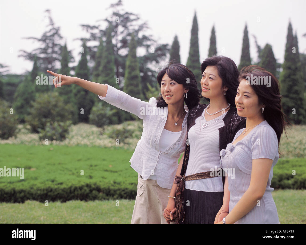 Aisan Young Woman Stock Photo - Alamy