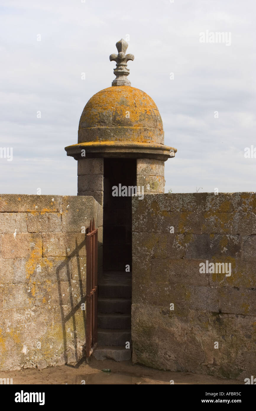 St Malo medieval wall Stock Photo - Alamy