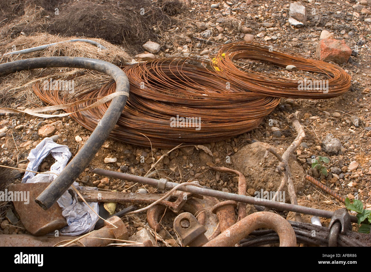 Metal reinforcing rods Stock Photo - Alamy