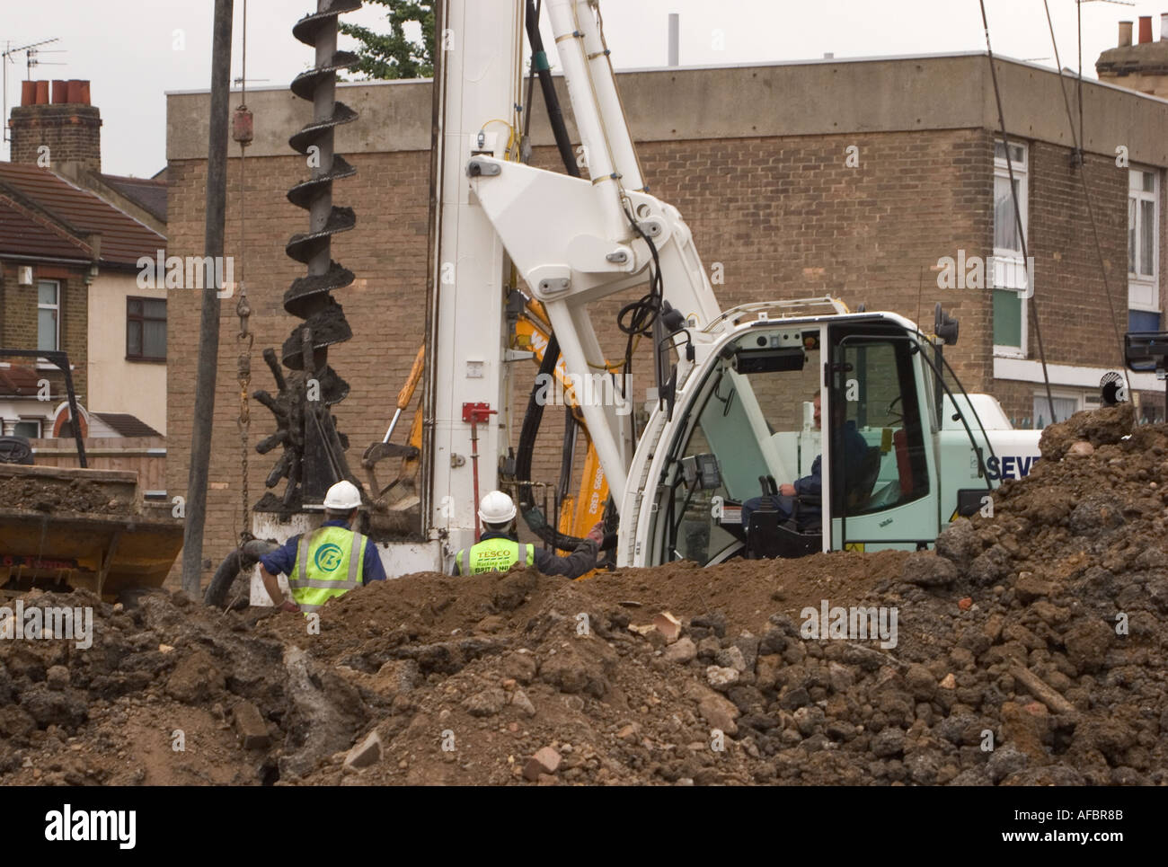 Concrete piling house hi-res stock photography and images - Alamy