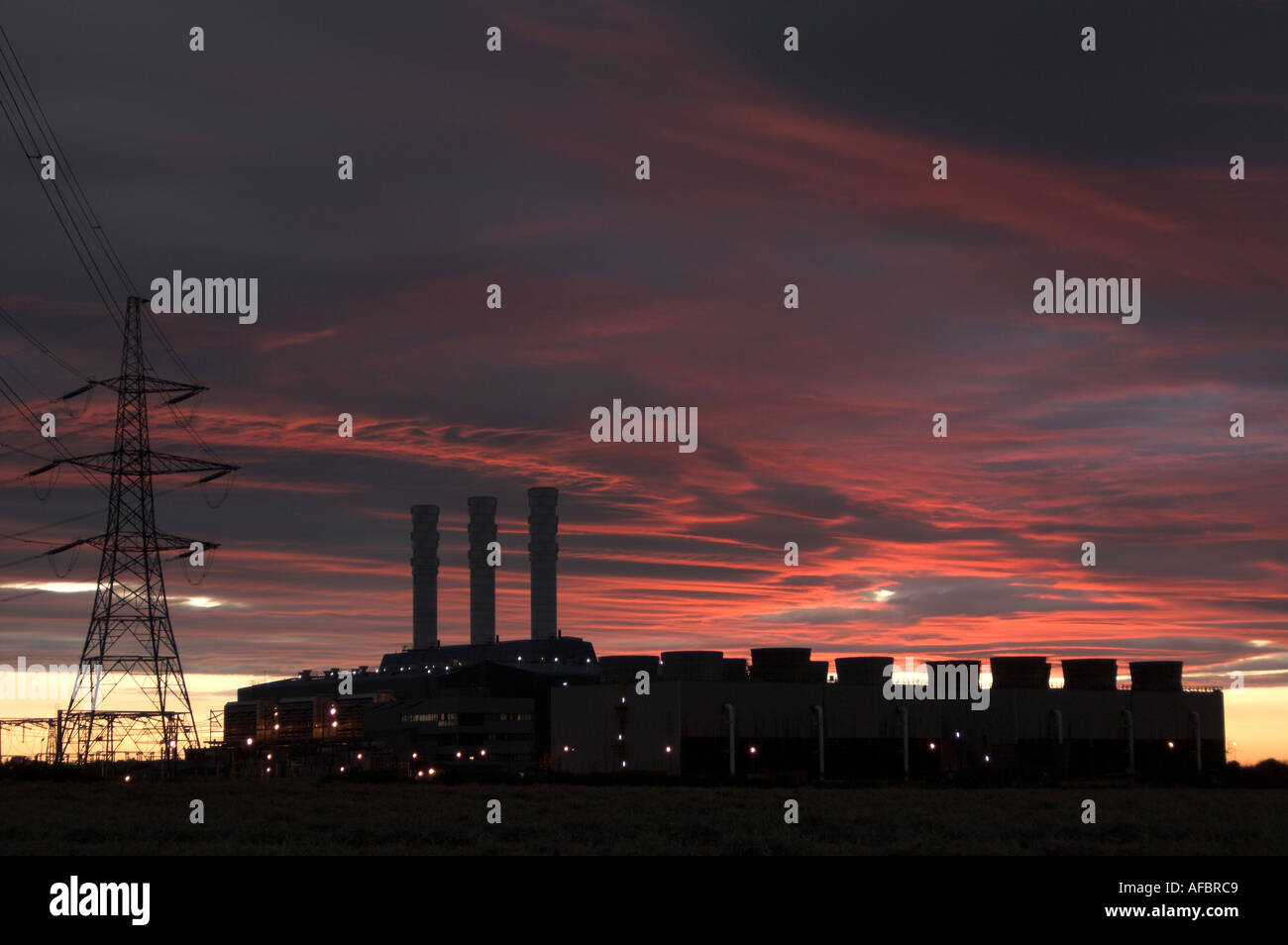 Killingholme Power Station Stock Photo - Alamy