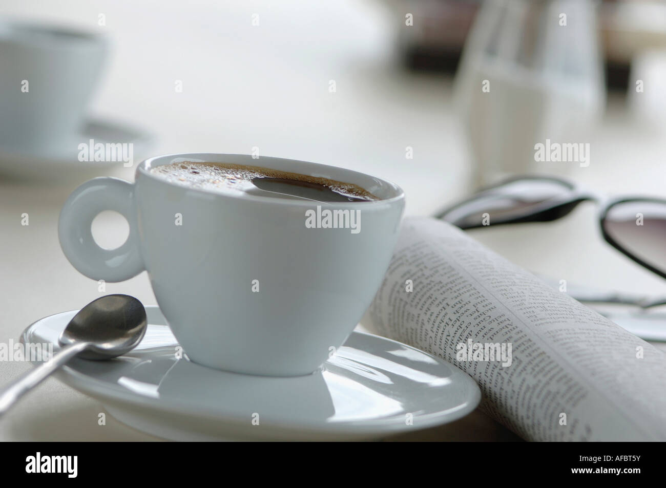 Cup of coffee, close-up Stock Photo - Alamy
