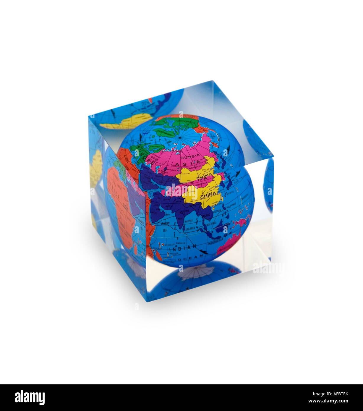 Map cube Cut Out Stock Images & Pictures - Alamy