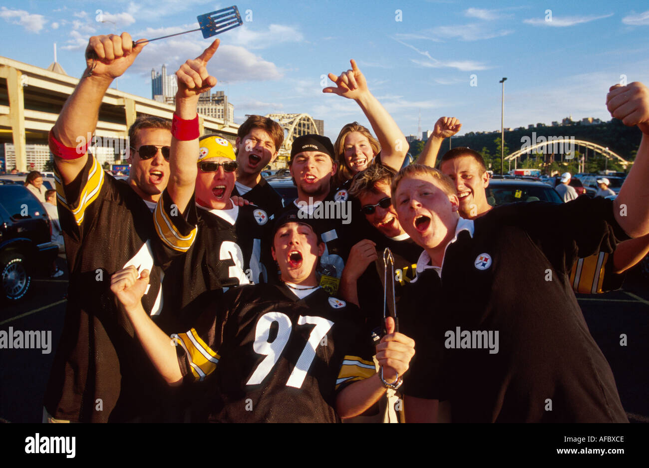 Heinz field steeler fans hi-res stock photography and images - Alamy