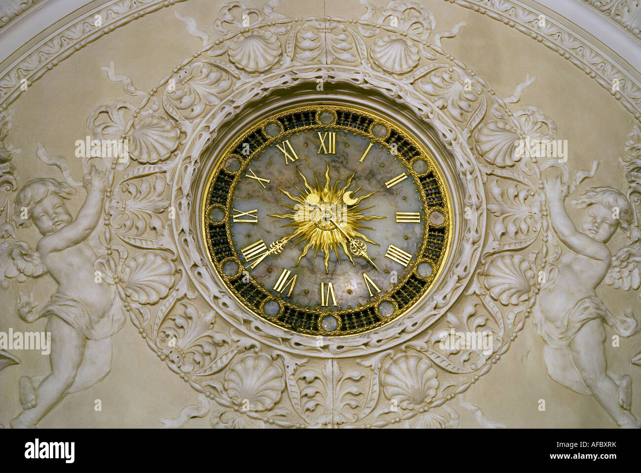 The Grand Parlor Flagler Room massive onyx Thomas Edison clock Flagler ...