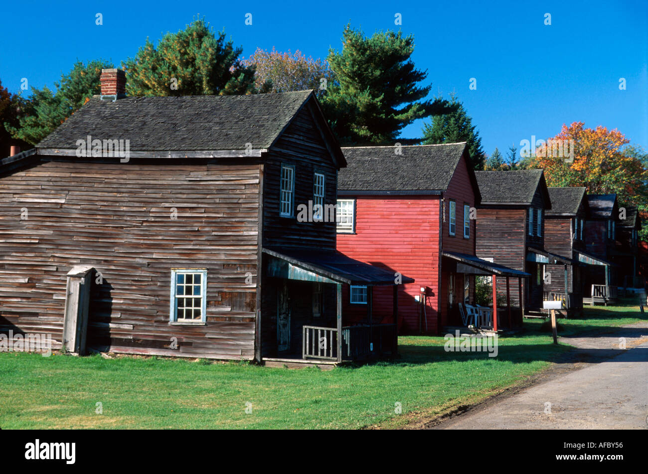 Pennsylvania,Eckley Miner's Village historic coal patch town,built 1854 ...