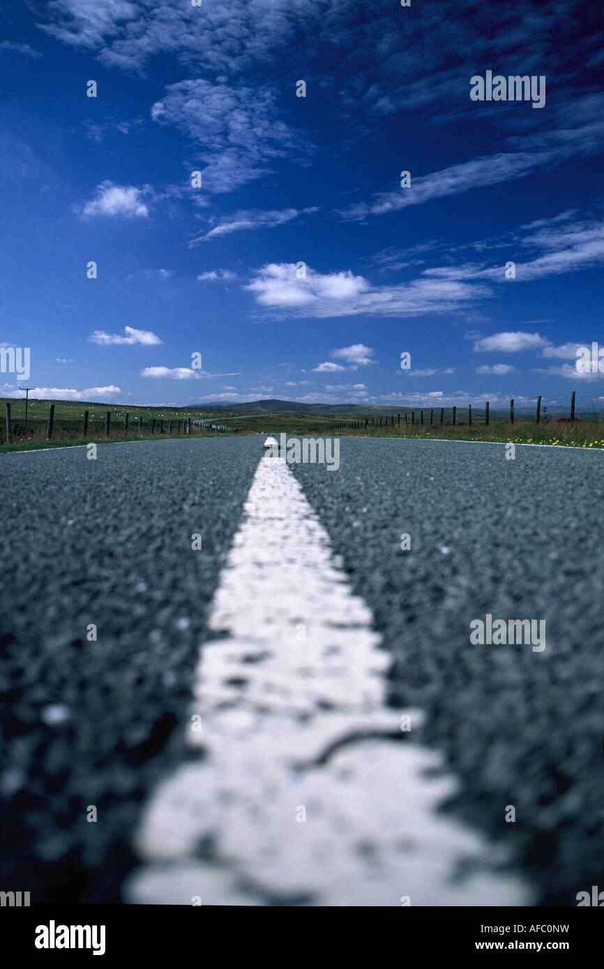Empty road in north hi-res stock photography and images - Alamy