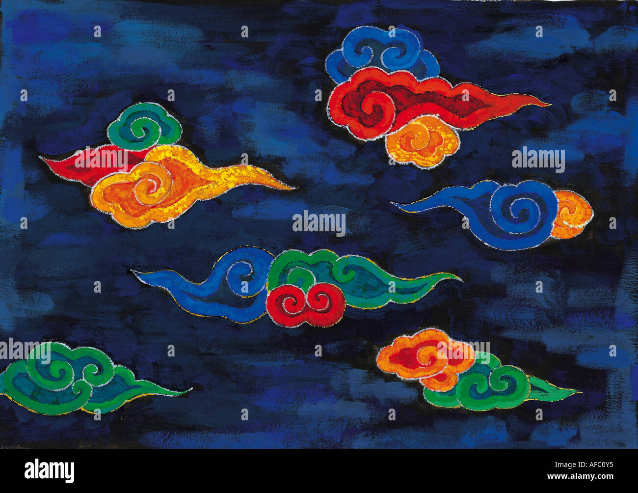 Korean Tradition Pattern Stock Photo - Alamy