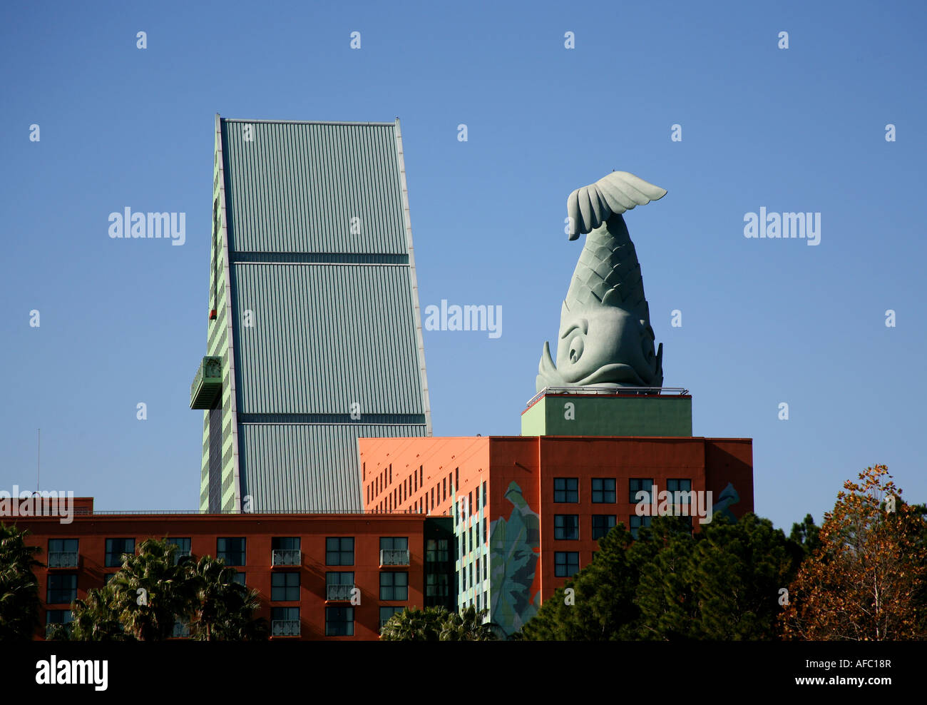 The Dolphin Hotel at Disney World Orlando Florida view from the ...