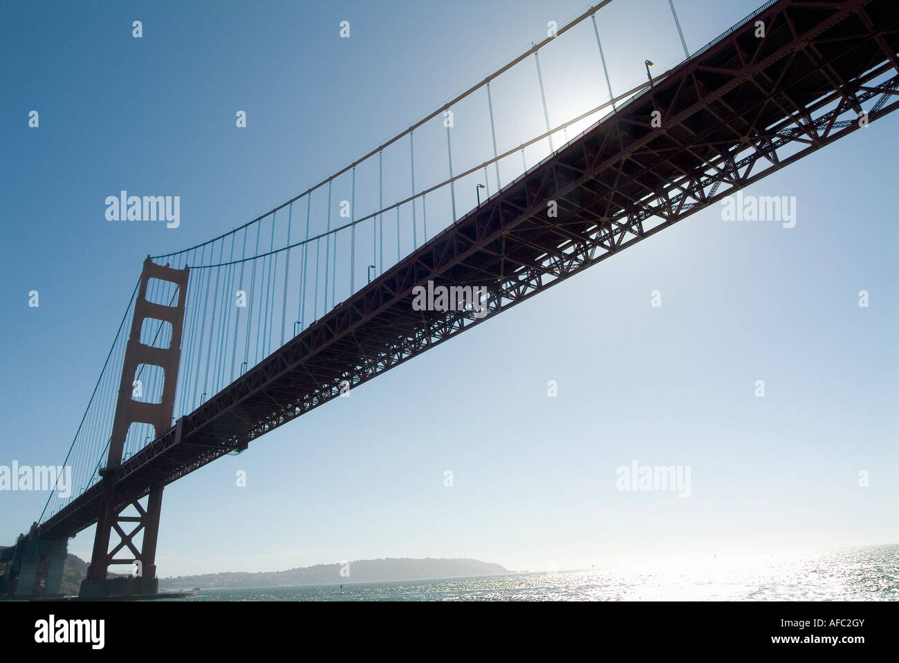 The Golden Gate Bridge. San Francisco Bay. California State. USA Stock ...