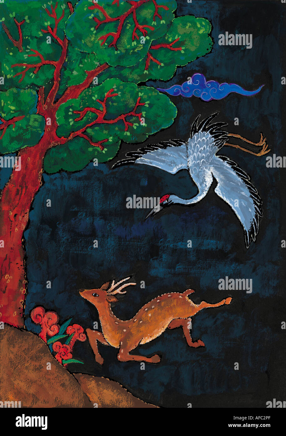 Korean Tradition Pattern Stock Photo - Alamy