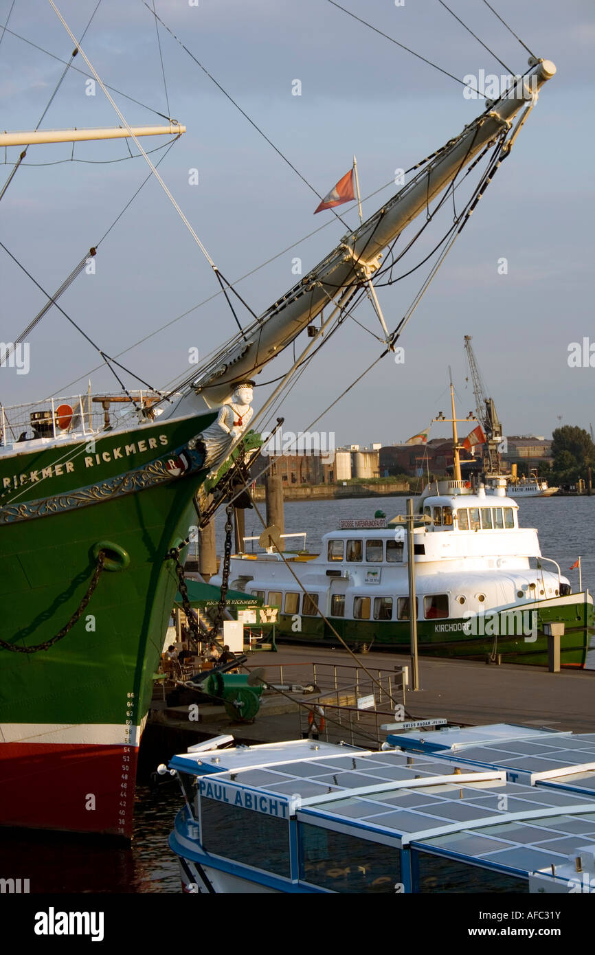Museum Sailing Ship Rickmer Rickmers Stock Photo - Alamy