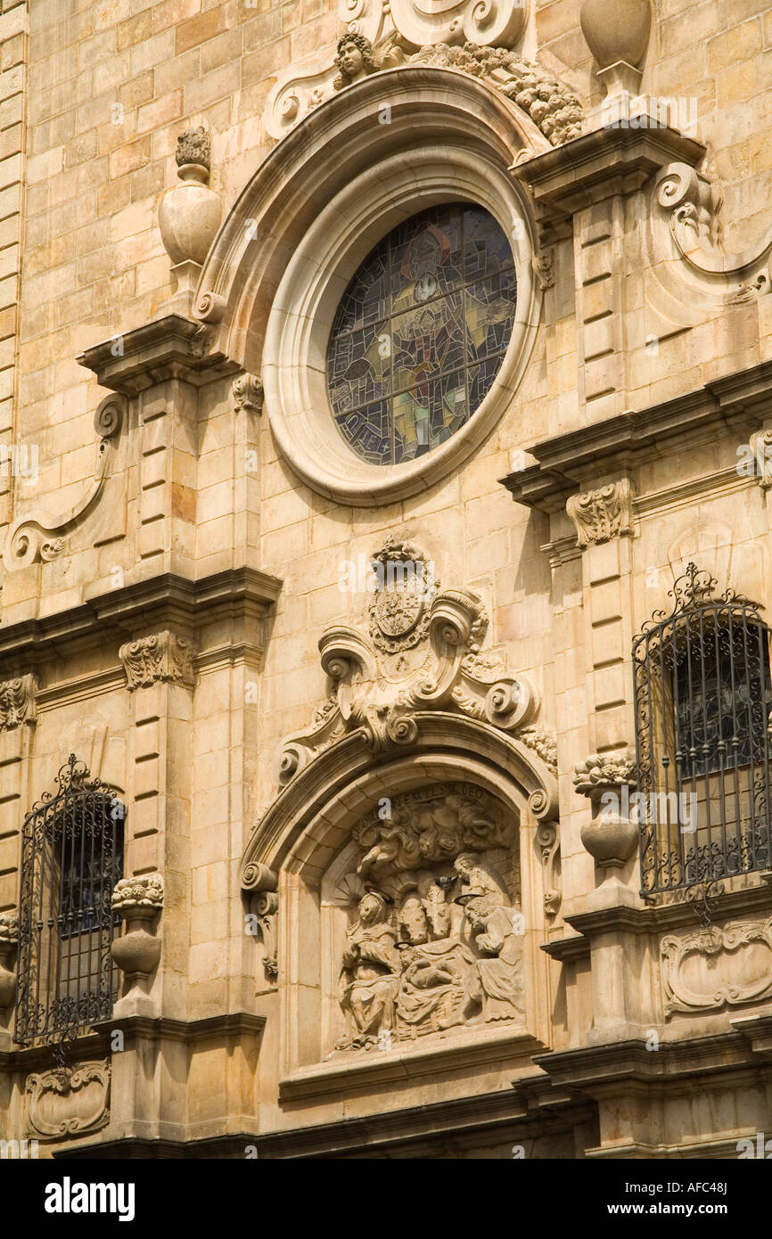 Esglesia de Betlem Church La Rambla Street City of Barcelona Spain ...