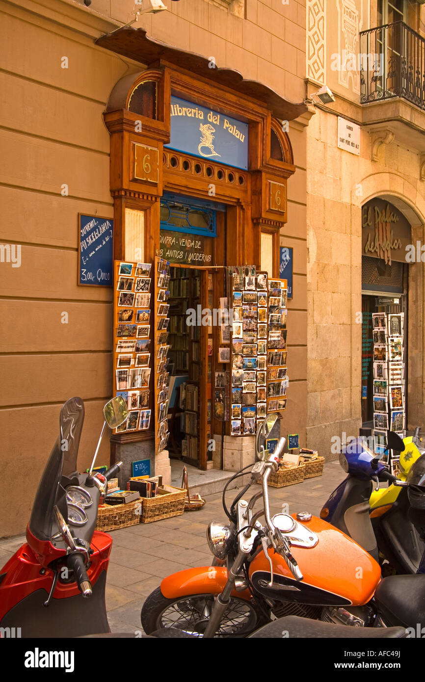 Book store La Ribera district City of Barcelona Spain Stock Photo - Alamy