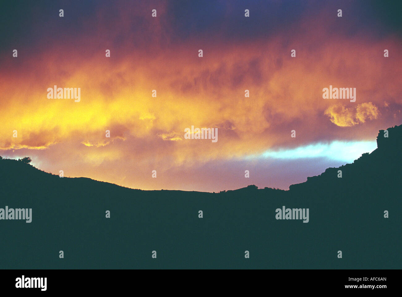 heaven on fire Stock Photo - Alamy