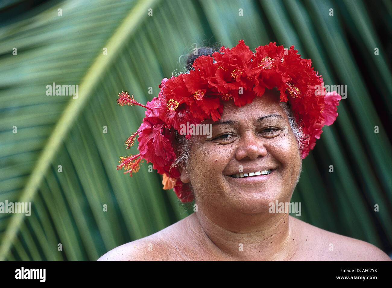 Maeva Bougues, Fare Nani, Guest House, Moorea French Polynesia Stock ...