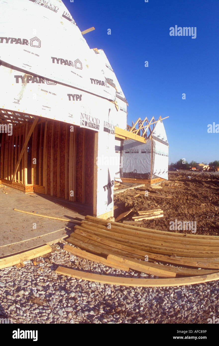 New home construction Stock Photo - Alamy
