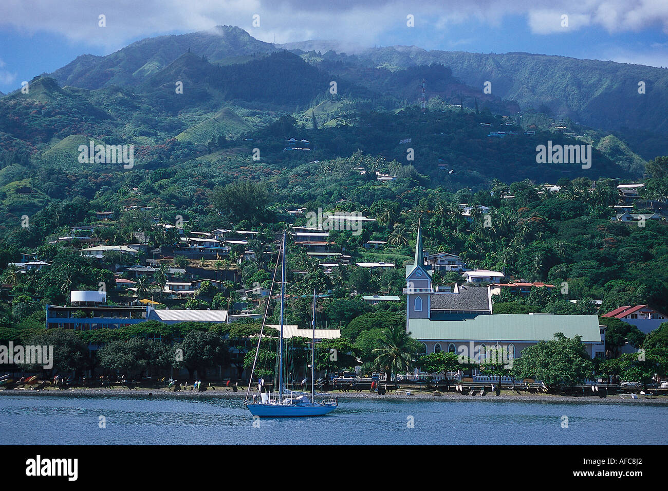 Papeete, Tahiti French Polynesia Stock Photo - Alamy
