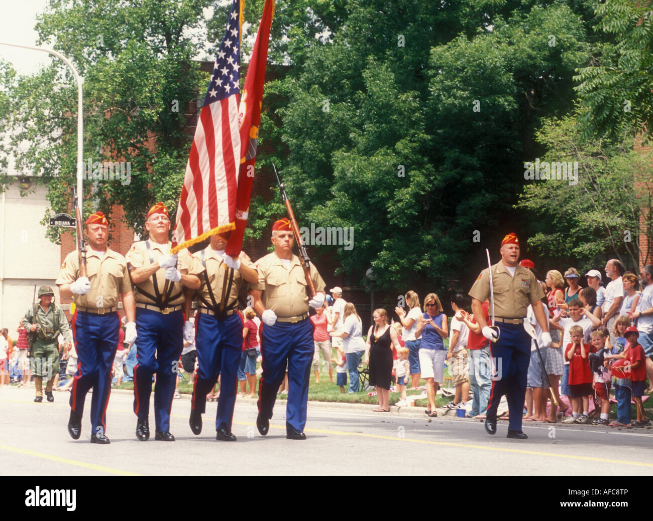 Fourth of July parade Stock Photo - Alamy