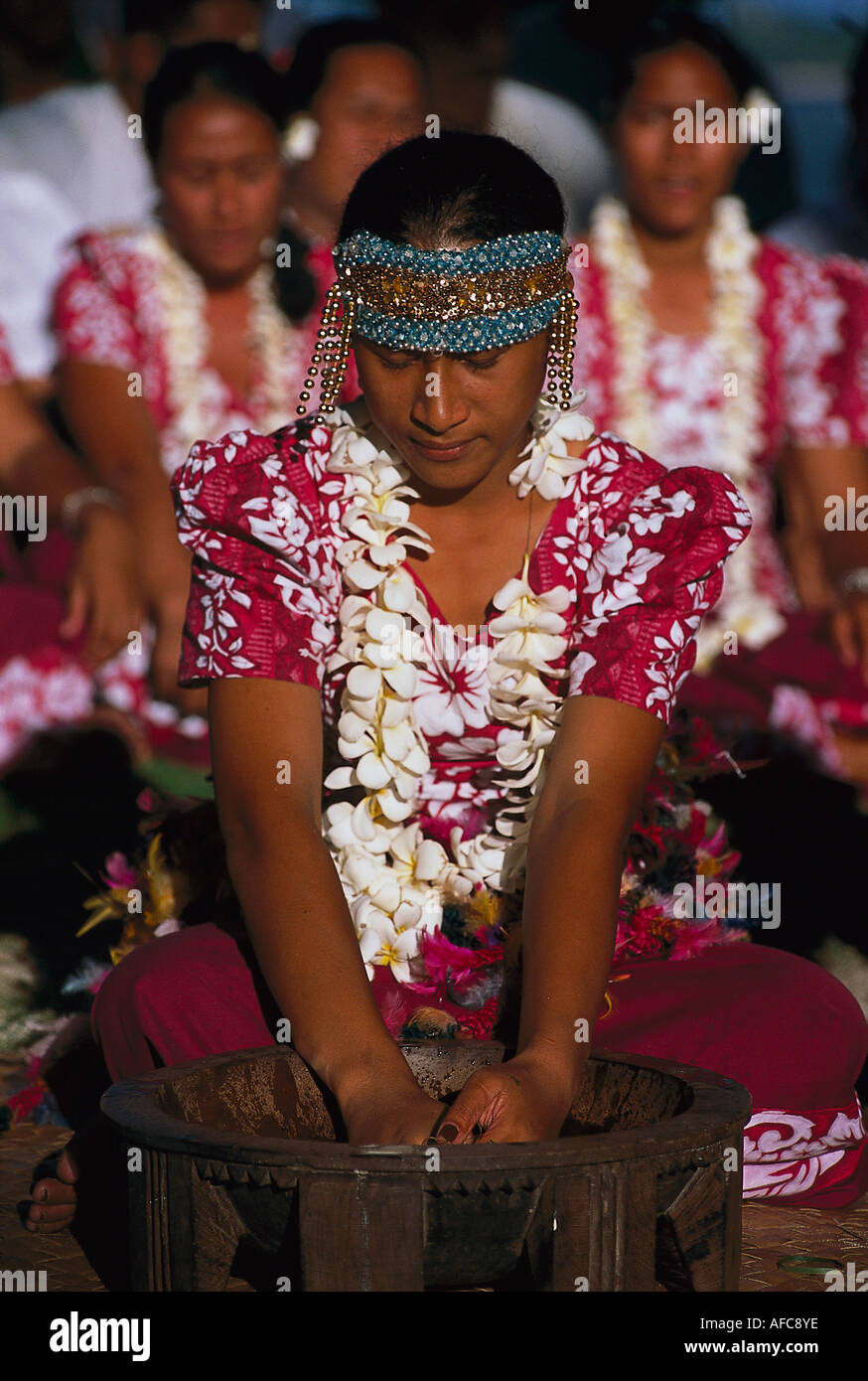 Beachside Fiafia, Manase Beach Savai'i, Samoa Stock Photo - Alamy