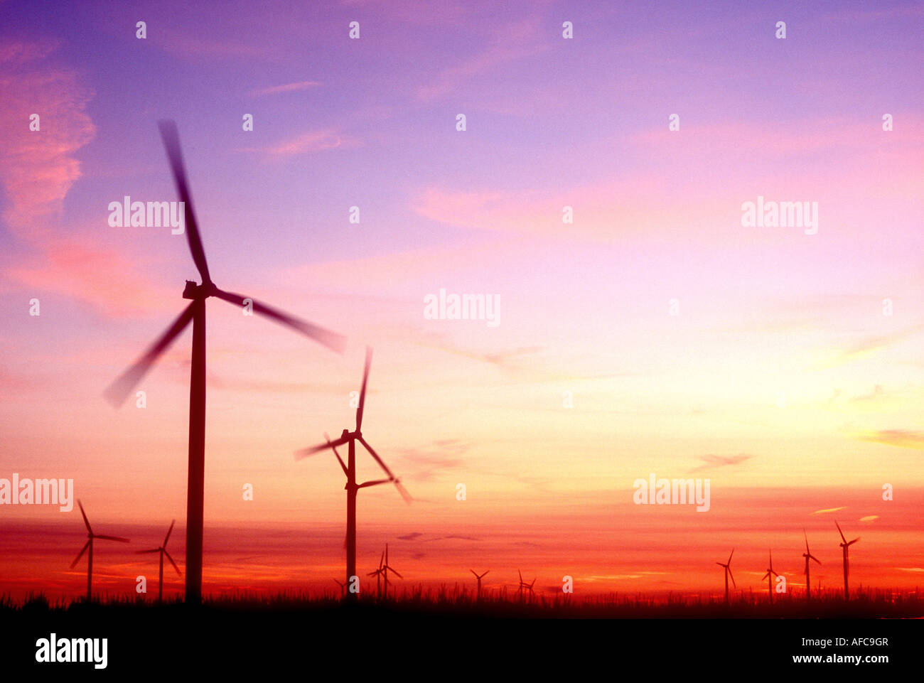 Wind turbine energy farm Stock Photo - Alamy