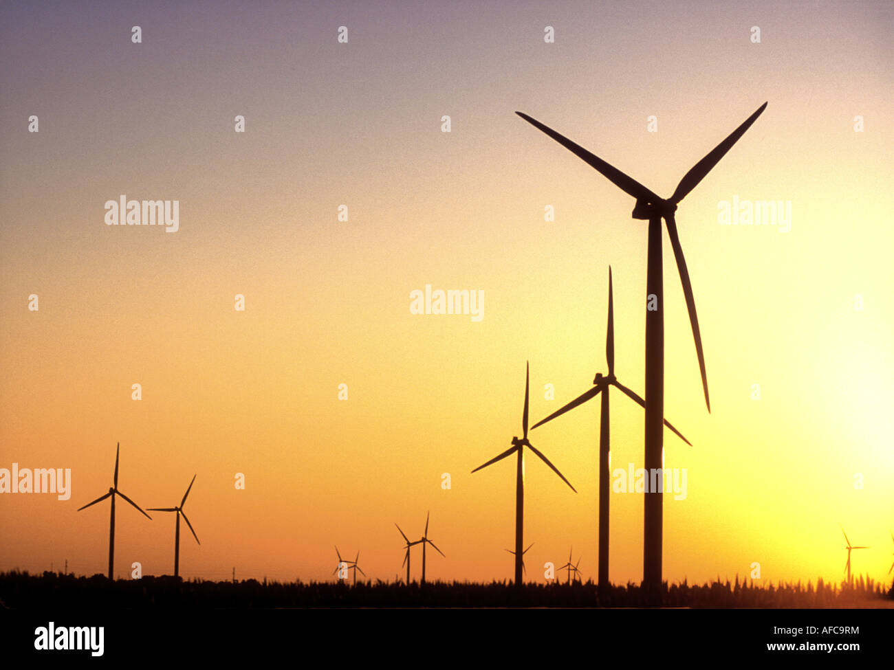 Wind turbine energy farm Stock Photo - Alamy