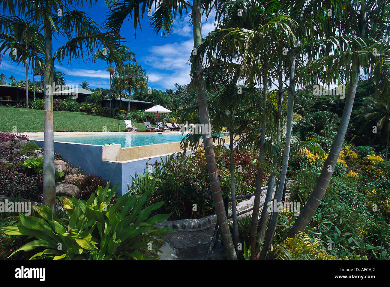 Swimming Pool, Taveuni Island Resort Taveuni, Fiji Stock Photo - Alamy