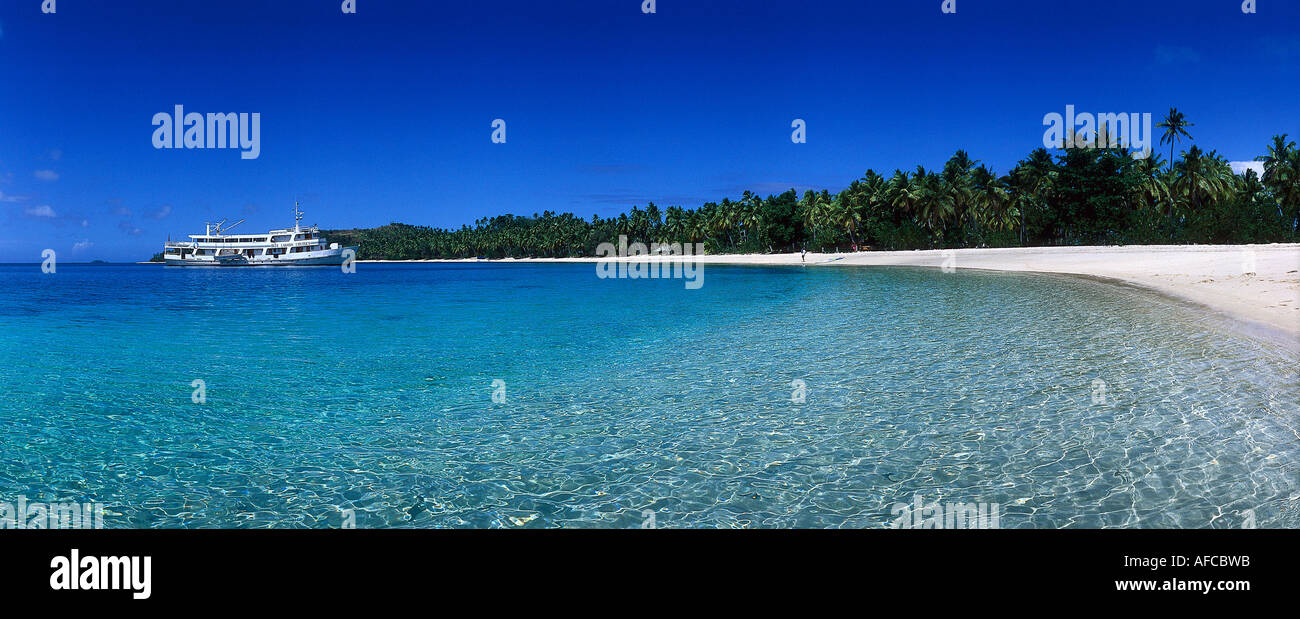 Blue Lagoon Cruise, Nanuya Lailai Island Yasawa Island, Fiji Stock ...