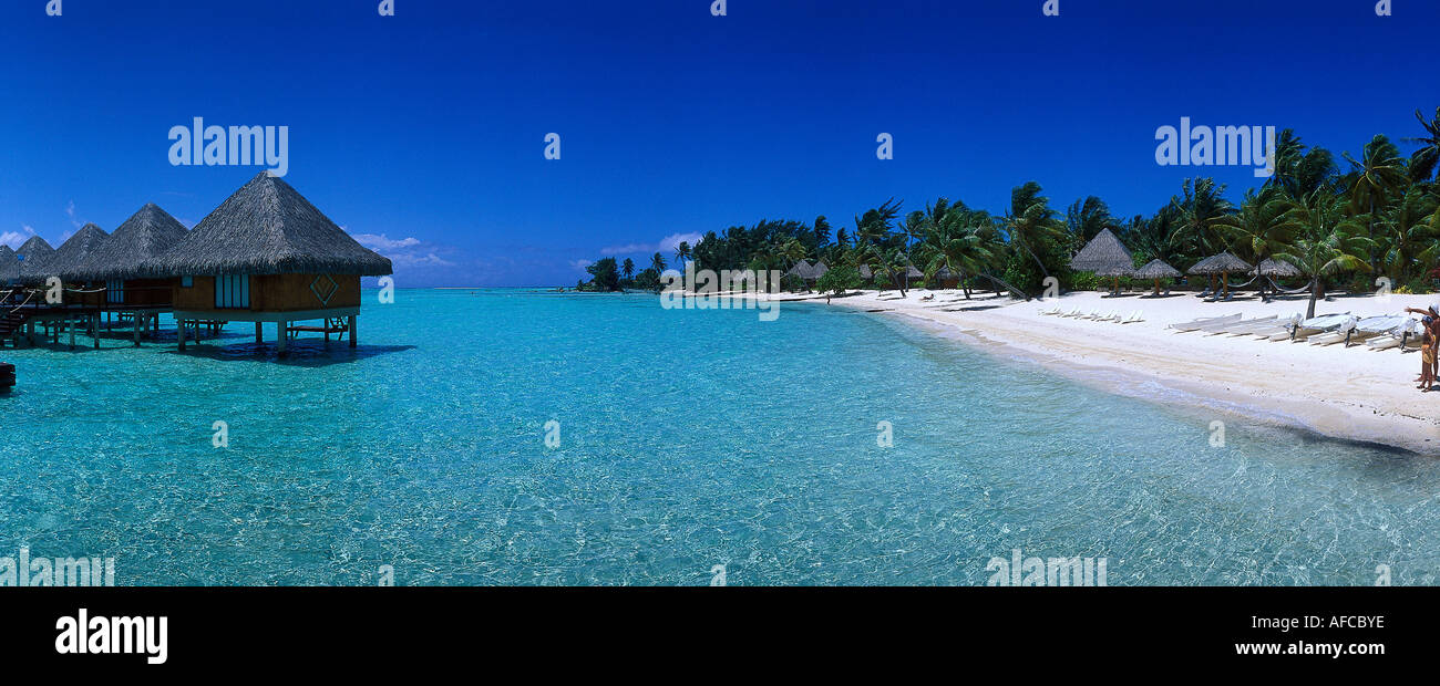 Moana Beach Parkroyal, Bora Bora French Polynesia Stock Photo - Alamy