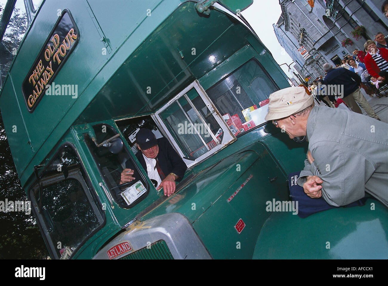 The Old Galway Tour Bus, Galway Ireland Stock Photo - Alamy