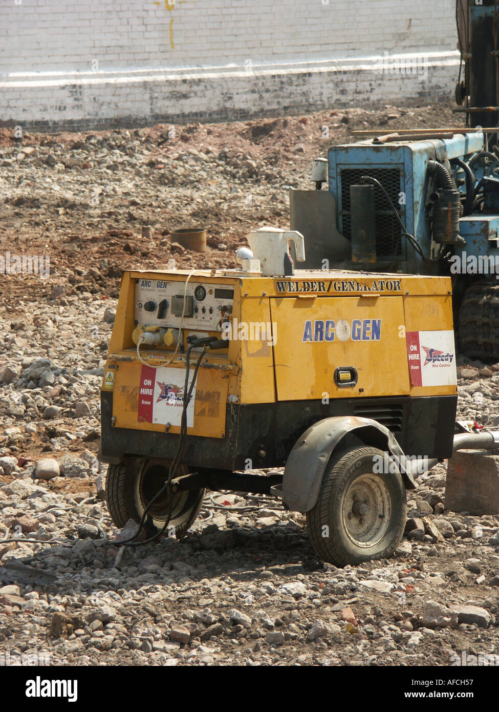 Welding Plant on building site Stock Photo - Alamy