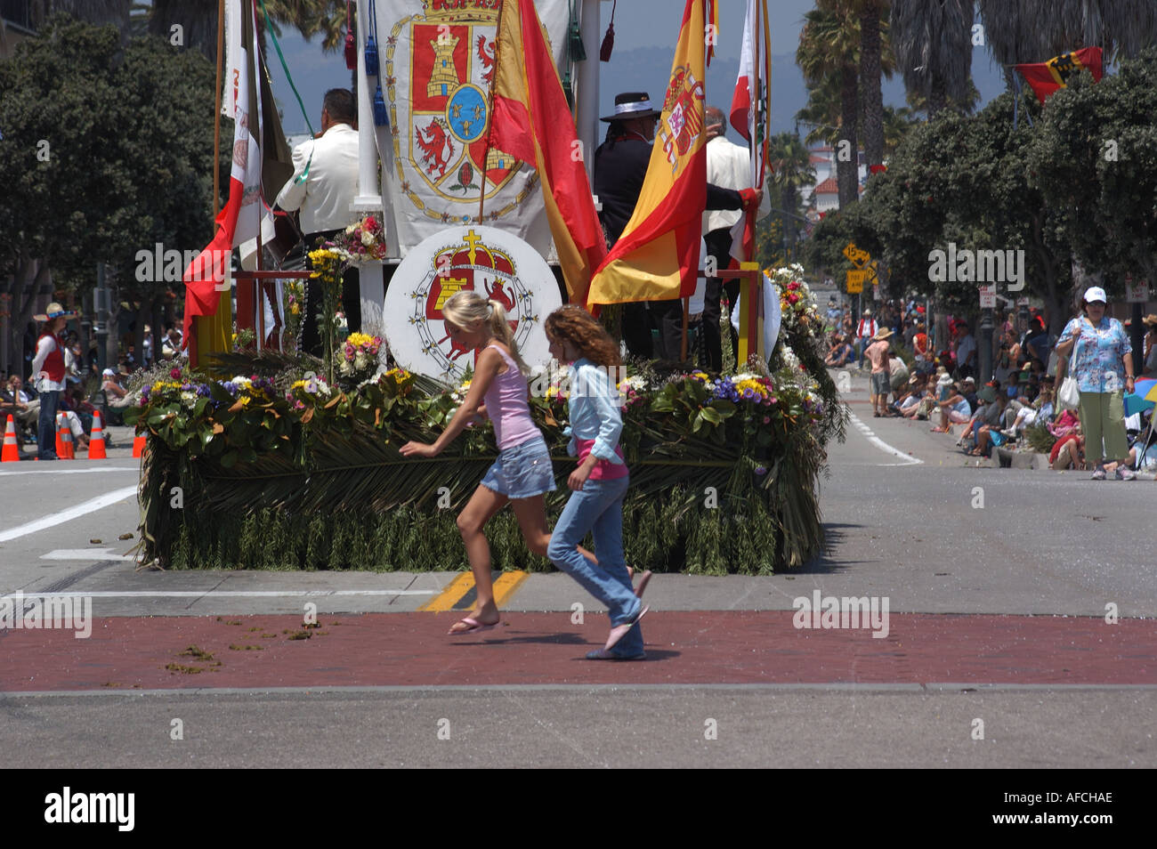Old spanish days parade santa barbara hi-res stock photography and ...