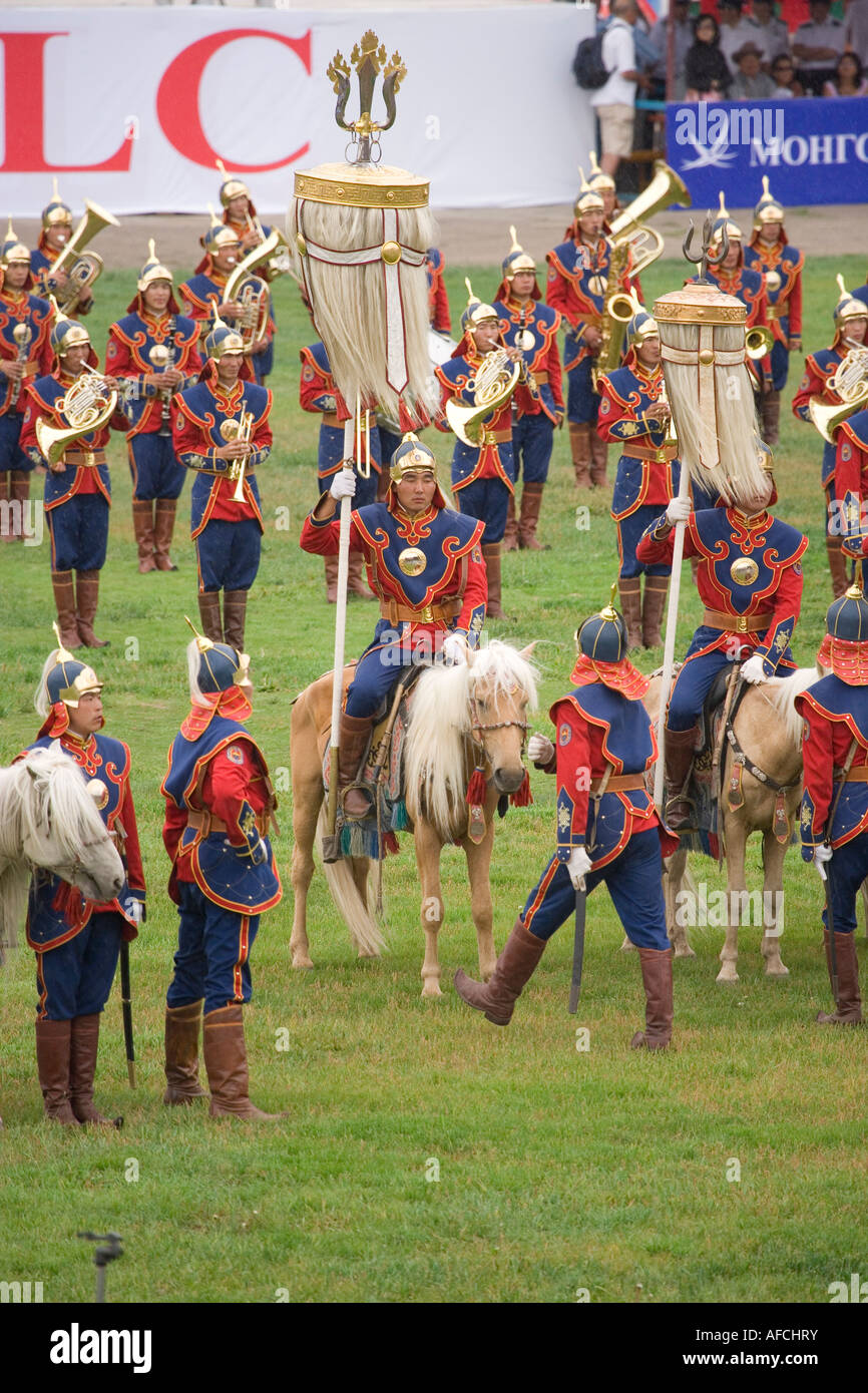 Mongolian guard cavalry hi-res stock photography and images - Alamy