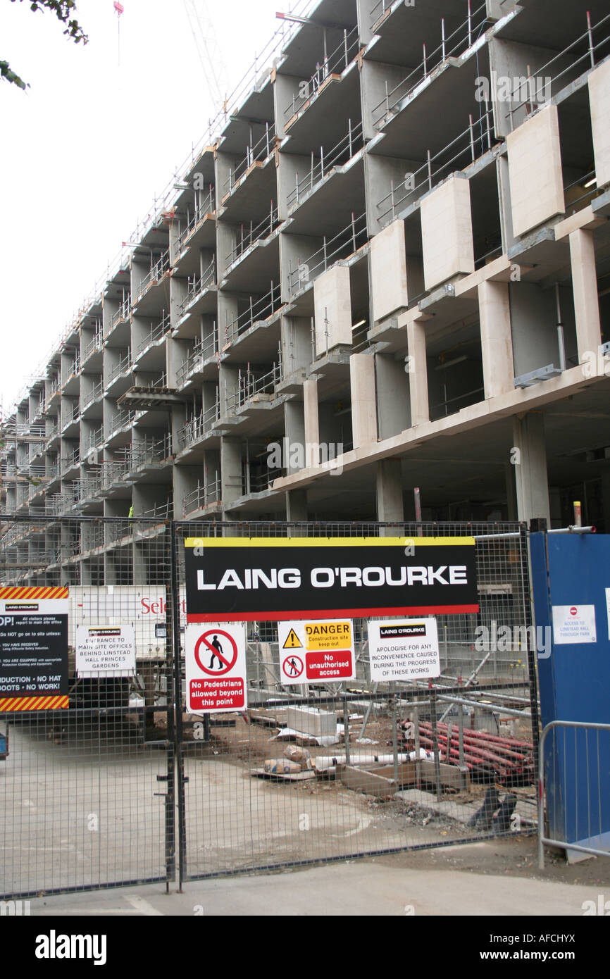 Laing O'Rourke Construction Project Stock Photo - Alamy