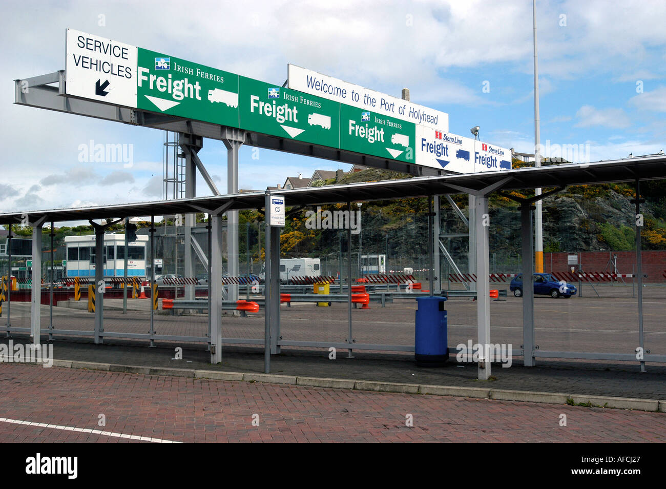 Holyhead Train Station Ferry Port Anglesea Wales UK Victor de Jesus ...