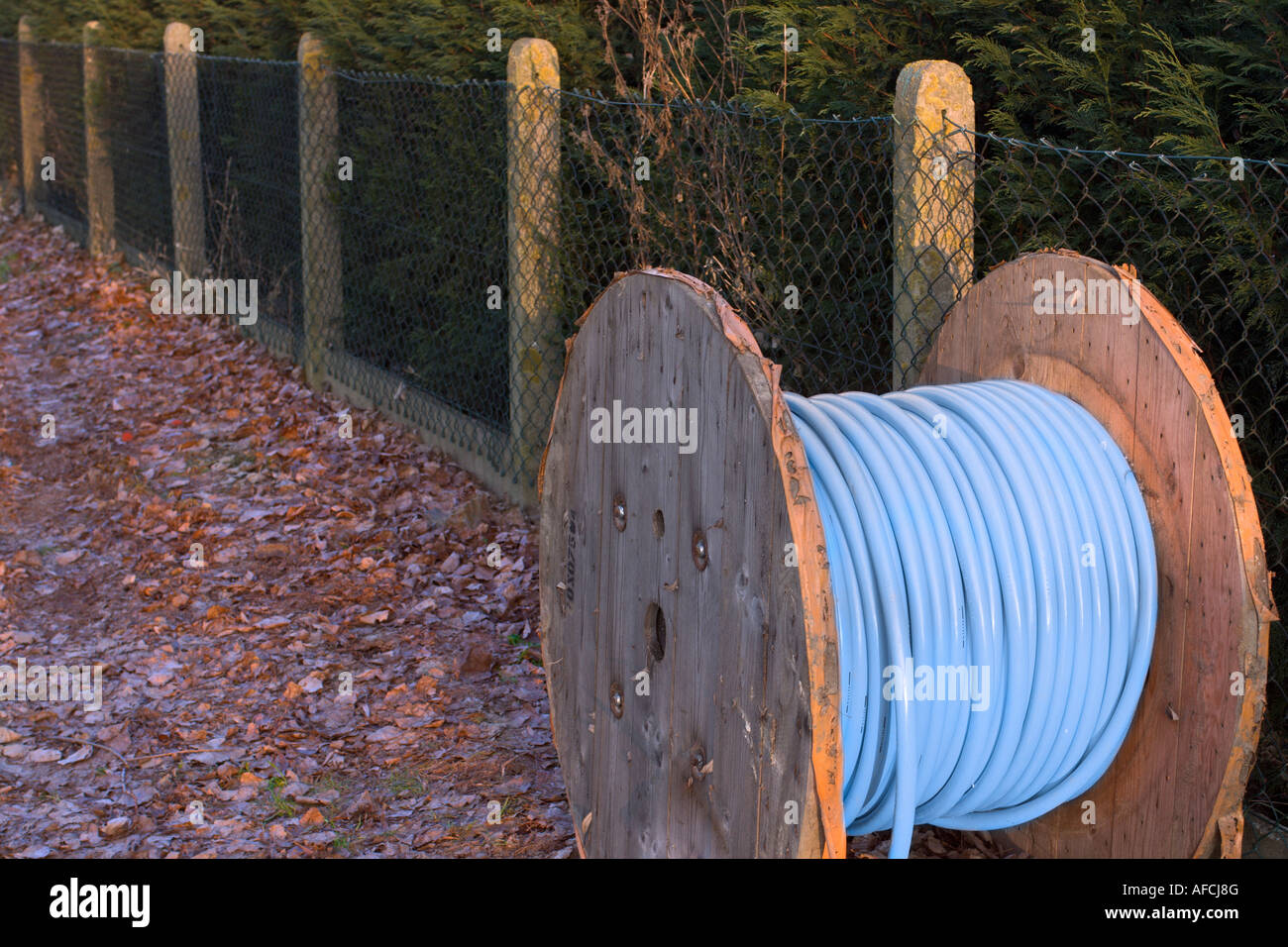 Cable drum hi-res stock photography and images - Alamy