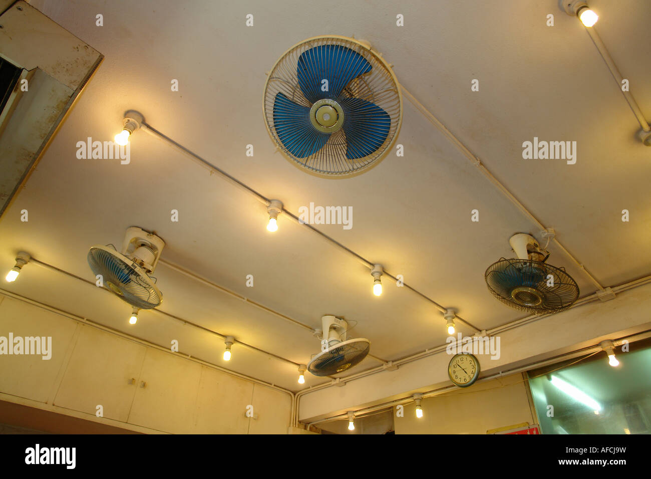 Electric fans on ceiling hi-res stock photography and images - Alamy