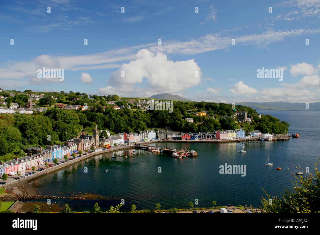 Island Tobermory Balamory Port Uk High Resolution Stock Photography and ...