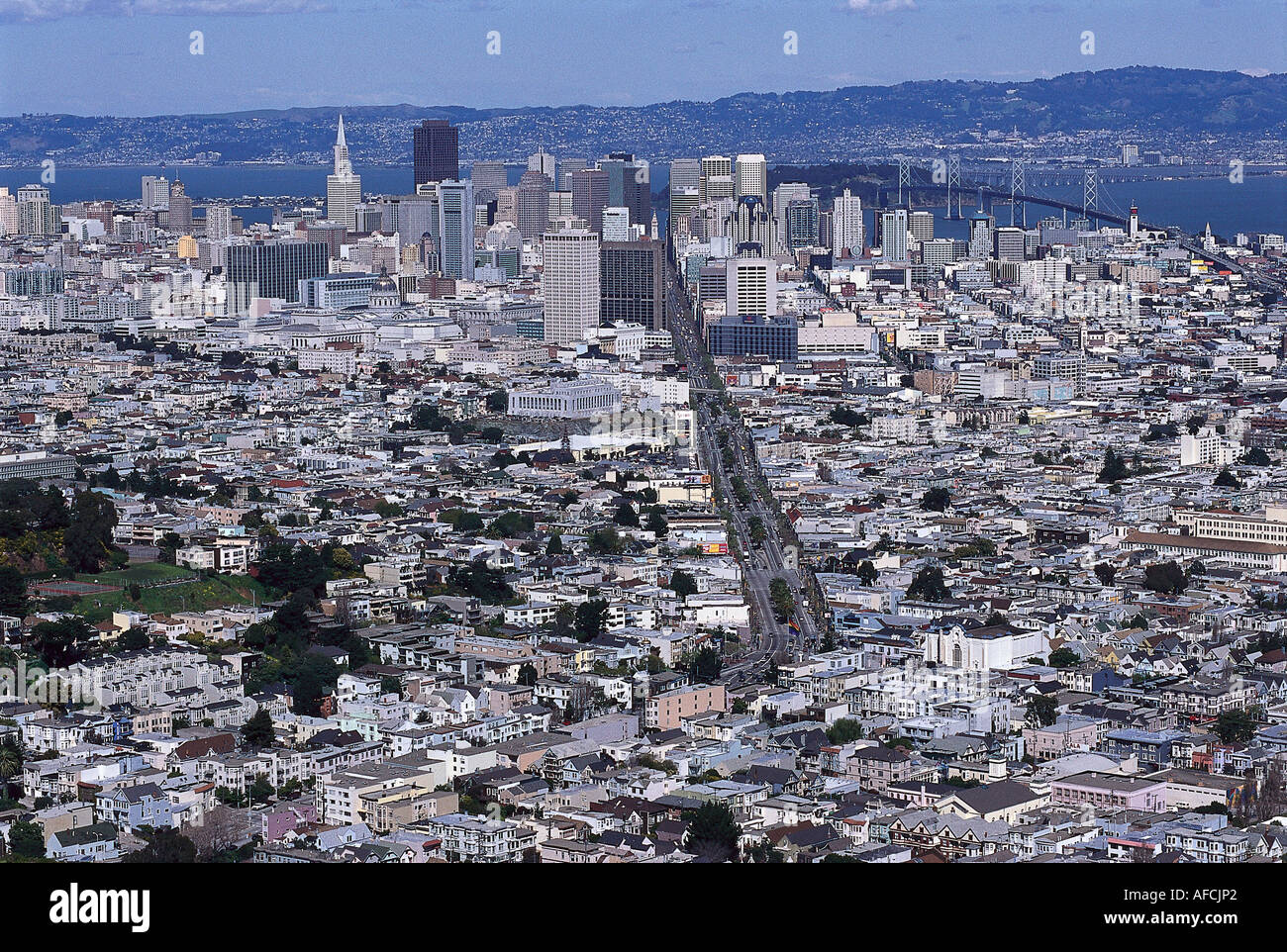 San francisco birds eye view hi-res stock photography and images - Alamy