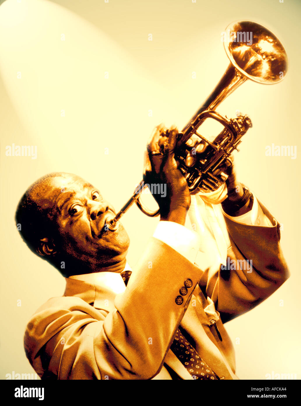 LOUIS ARMSTRONG US Jazz musician Stock Photo - Alamy